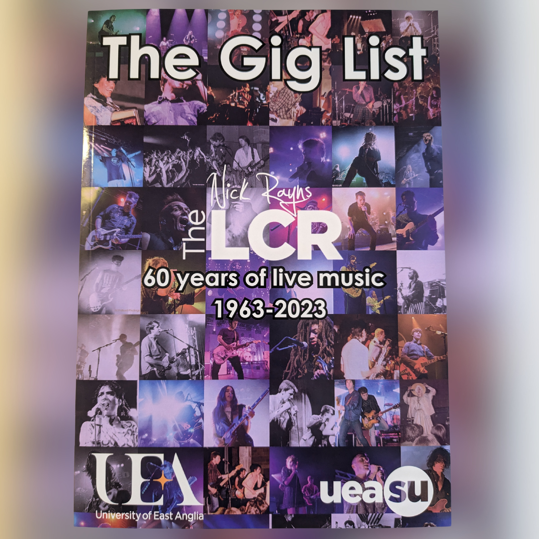 The Gig List Book - 60 Years of Live Music | Norwich Box Office | UEA ...